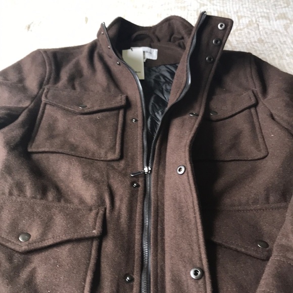 Goodfellow & Co | Jackets & Coats | Nwt Goodfellow Co Jacket Brown Wool ...